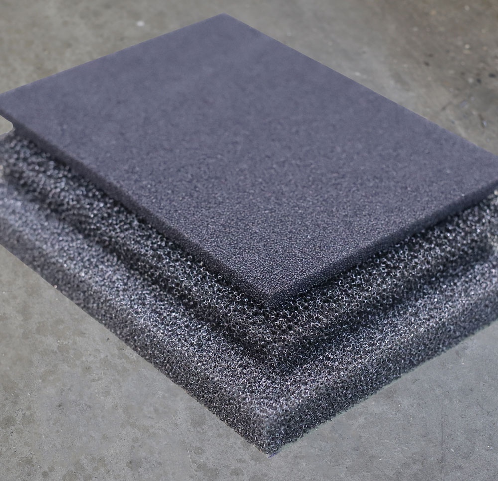 PPI filtration foam - standard range of 10-80 PPI