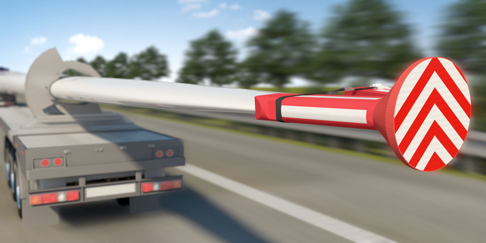 DAFA Universal Tip Protector - safe wind turbine blade transport