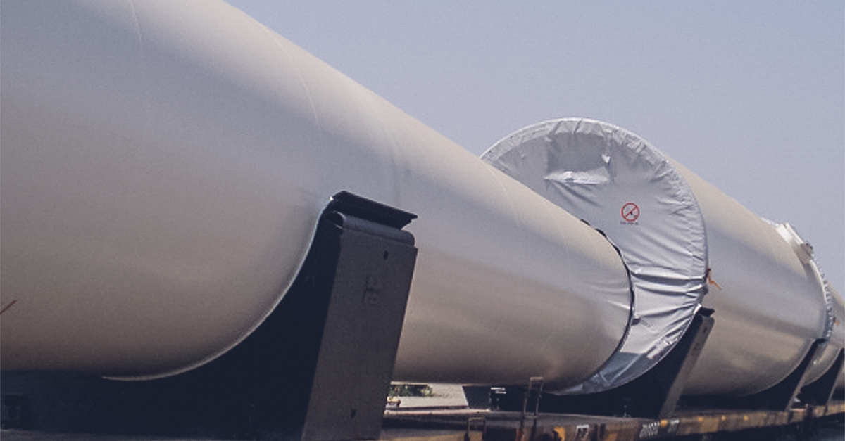 DAFA CargoPro - optimal protection during blade transportation